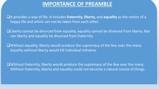 Preamble of india | PPT
