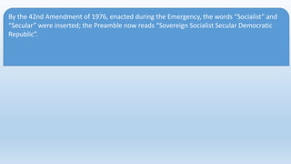 Preamble of india | PPTX