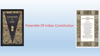 Preamble of india | PPT