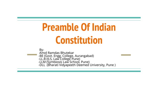 Preamble Of Indian Constitution.pptx