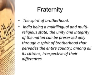 Preamble of the constitution | PPTX