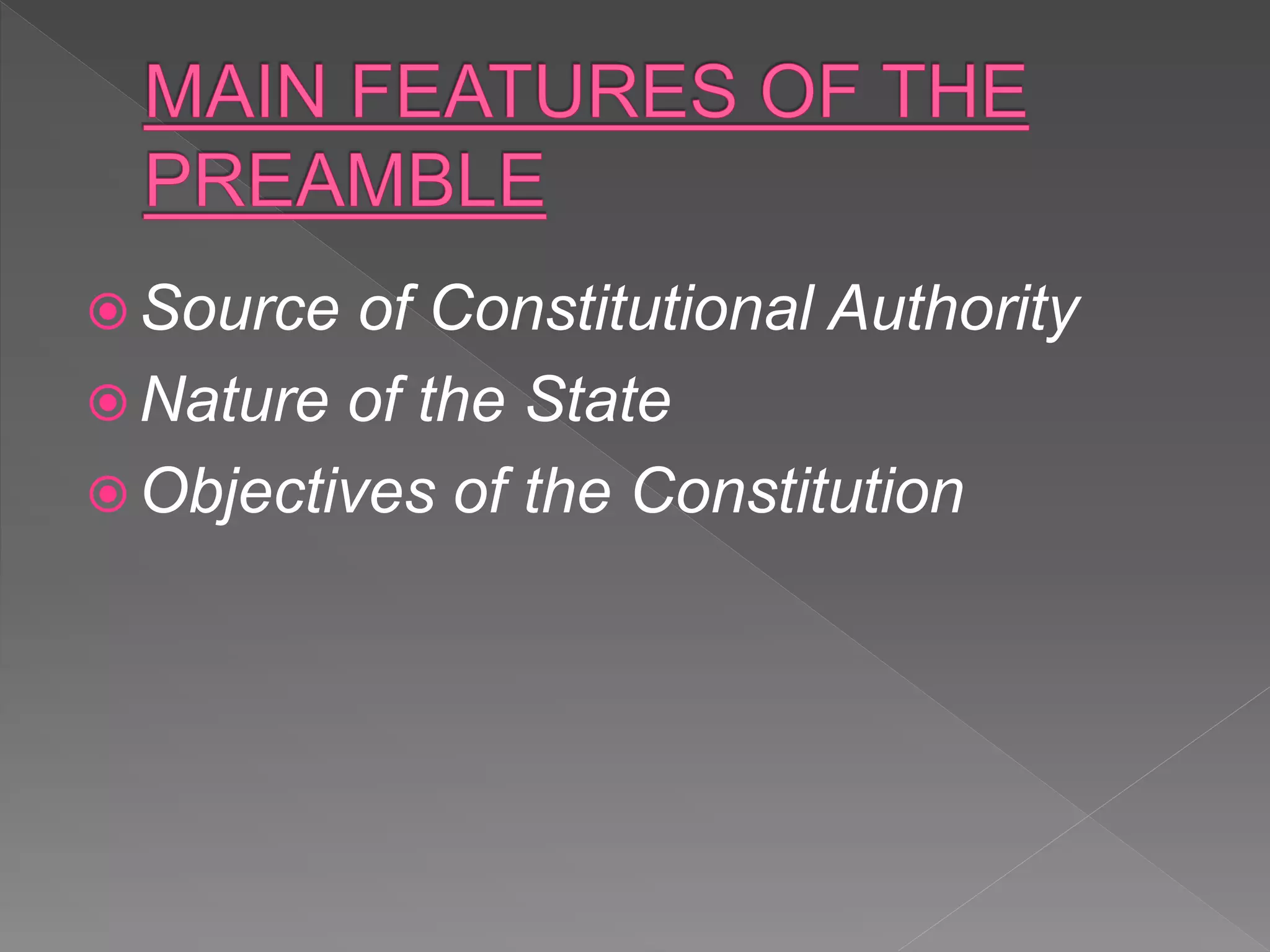 GFGC CHIKKABASUR ( Preamble of the constitution of india ) | PPT