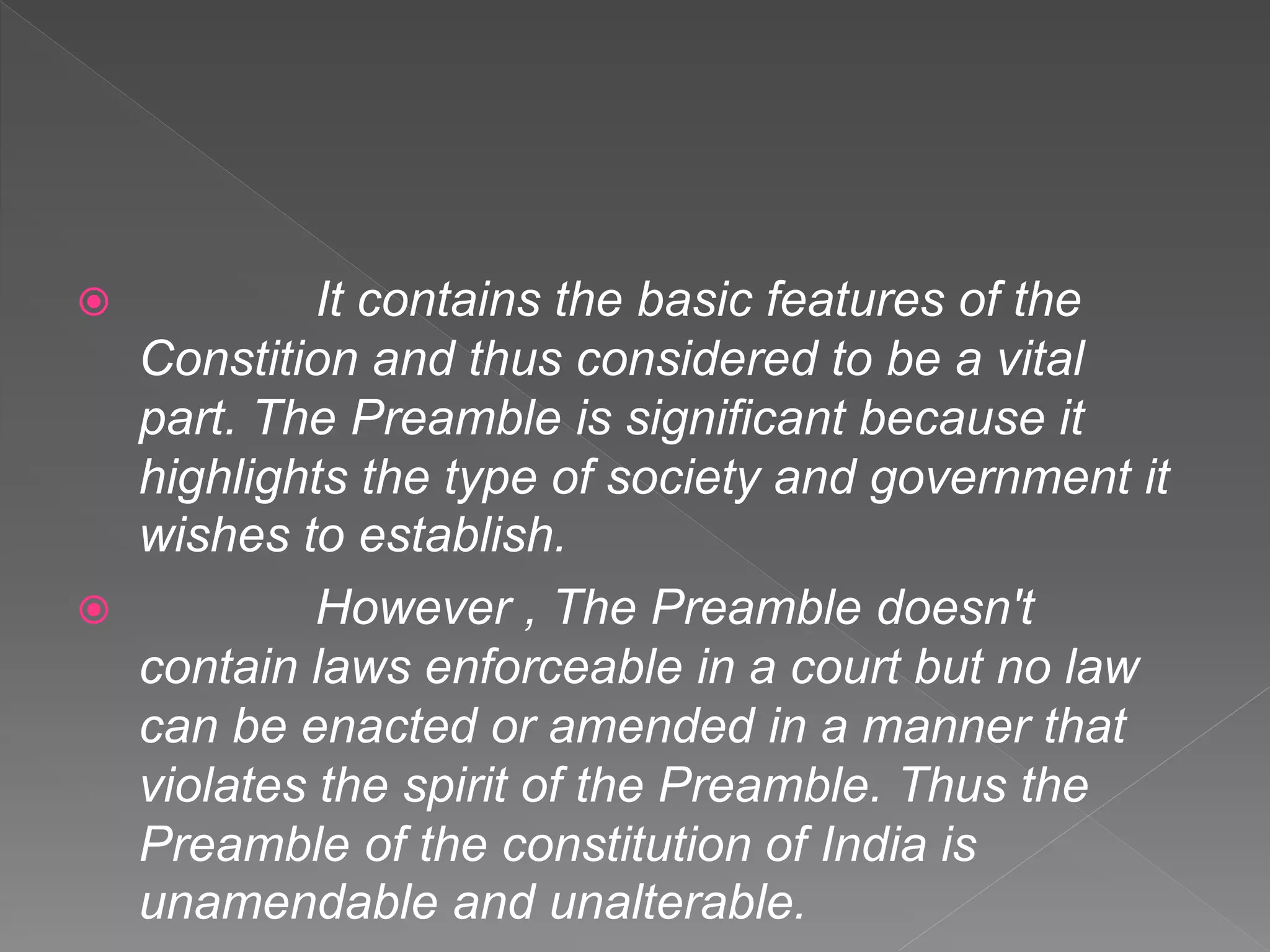 Preamble of the constitution of india | PPT