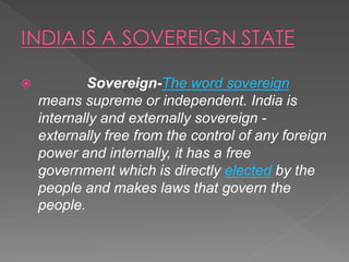 Preamble of the constitution of india | PPT