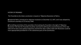 Preamble constitution of India law and engineering | PDF