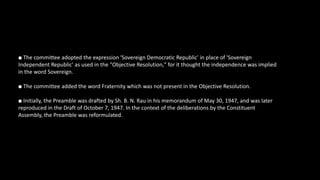 Preamble constitution of India law and engineering | PPT