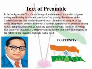 Preamble to constitution of india | PPTX