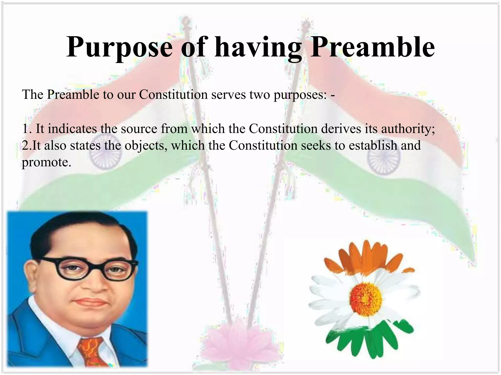 Preamble to constitution of India-.ppt