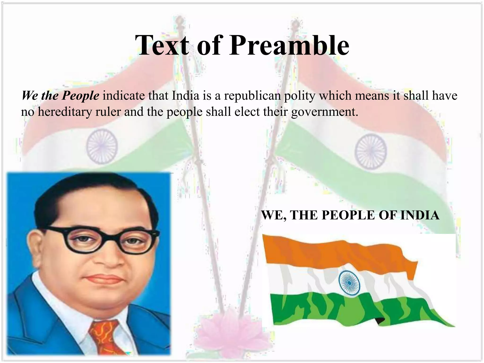 Preamble to constitution of India-.ppt