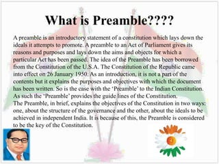 Preamble to constitution of India-.ppt