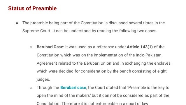 Preamble to the indian constitution - Drishti Ias | PPTX