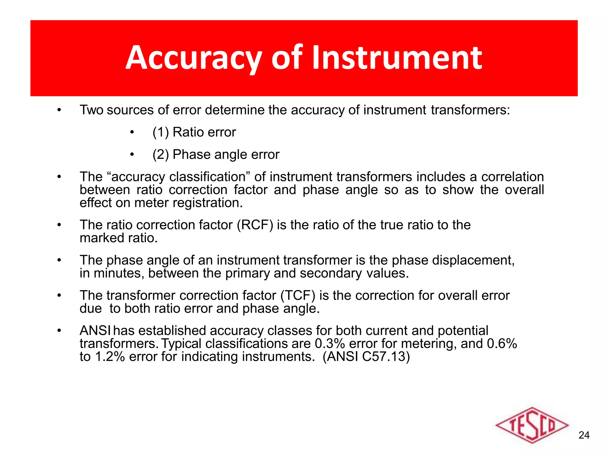 Introduction to CTs and PTs | PPTX