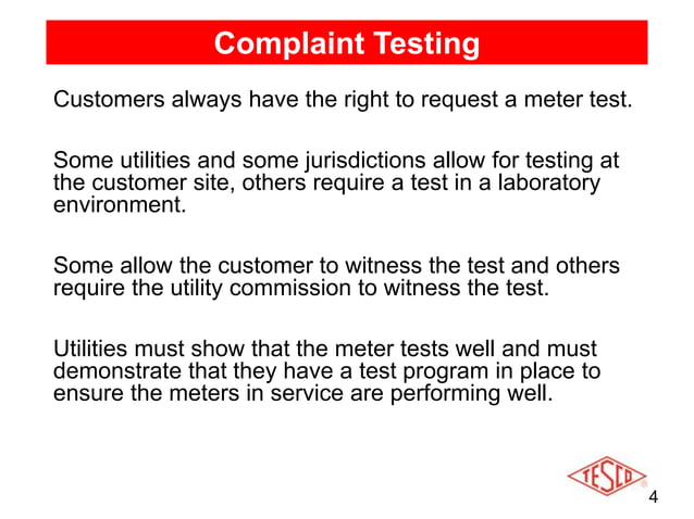 Introduction to Self-Contained Metering | PPT