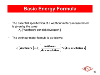 Introduction to Self-Contained Metering | PPTX