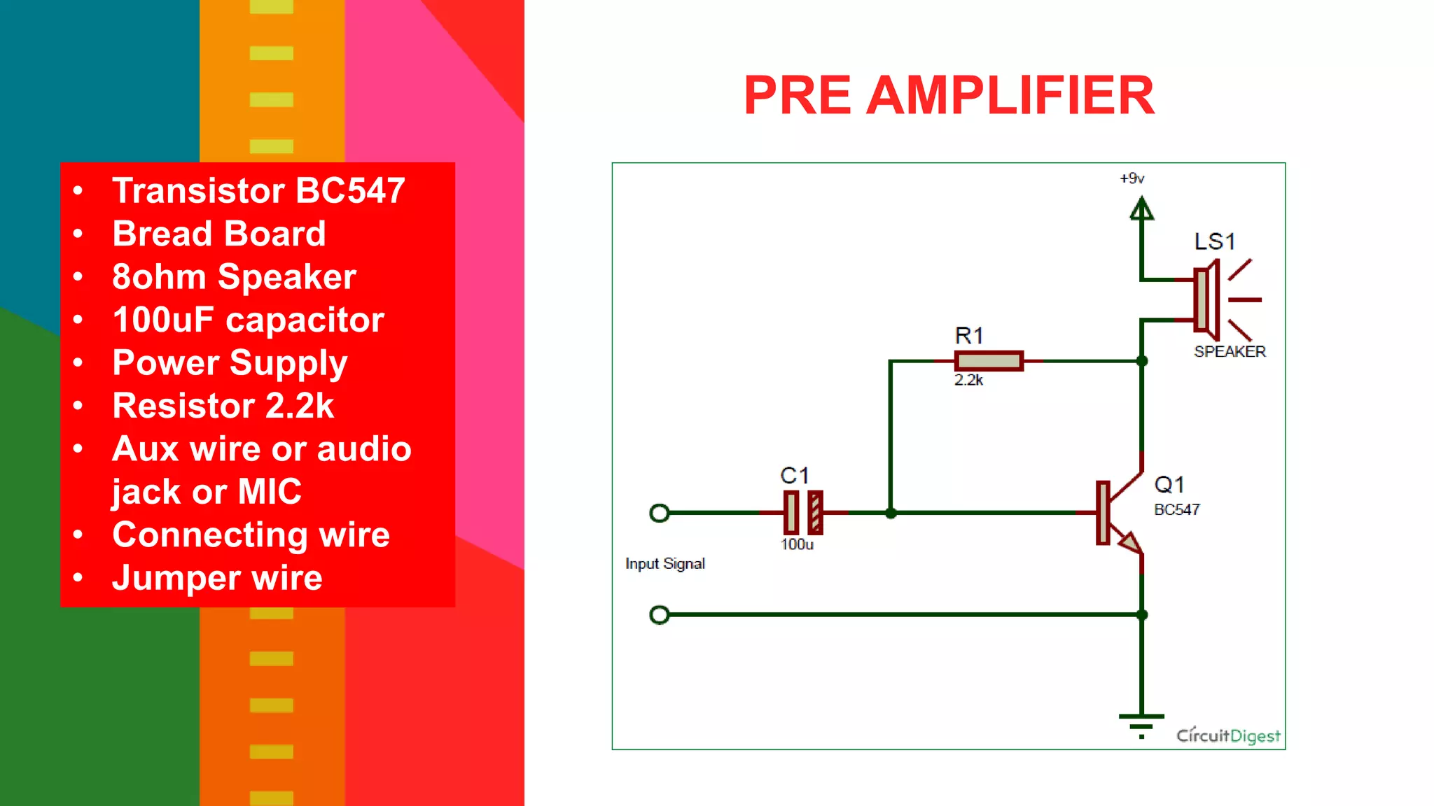 Preamplifier and impedance matching circuits | PPTX