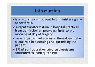 Pre anaesthetic evaluation.pdfx
