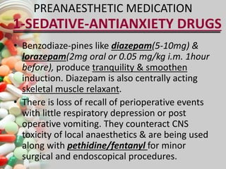 Preanaesthetic medication himani m malhotra | PPTX