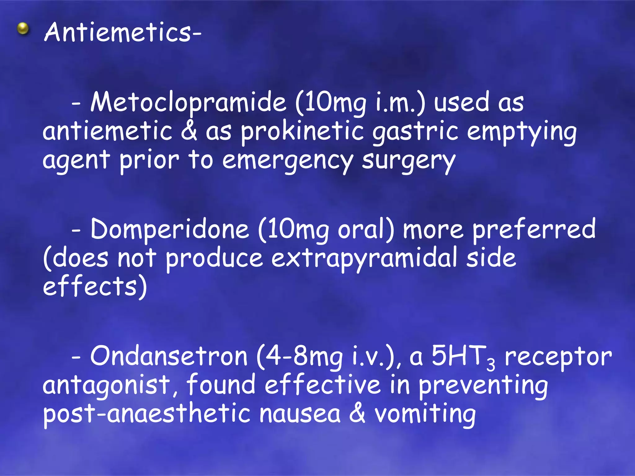 Preanaesthetic medication & general anaesthetics | PPTX