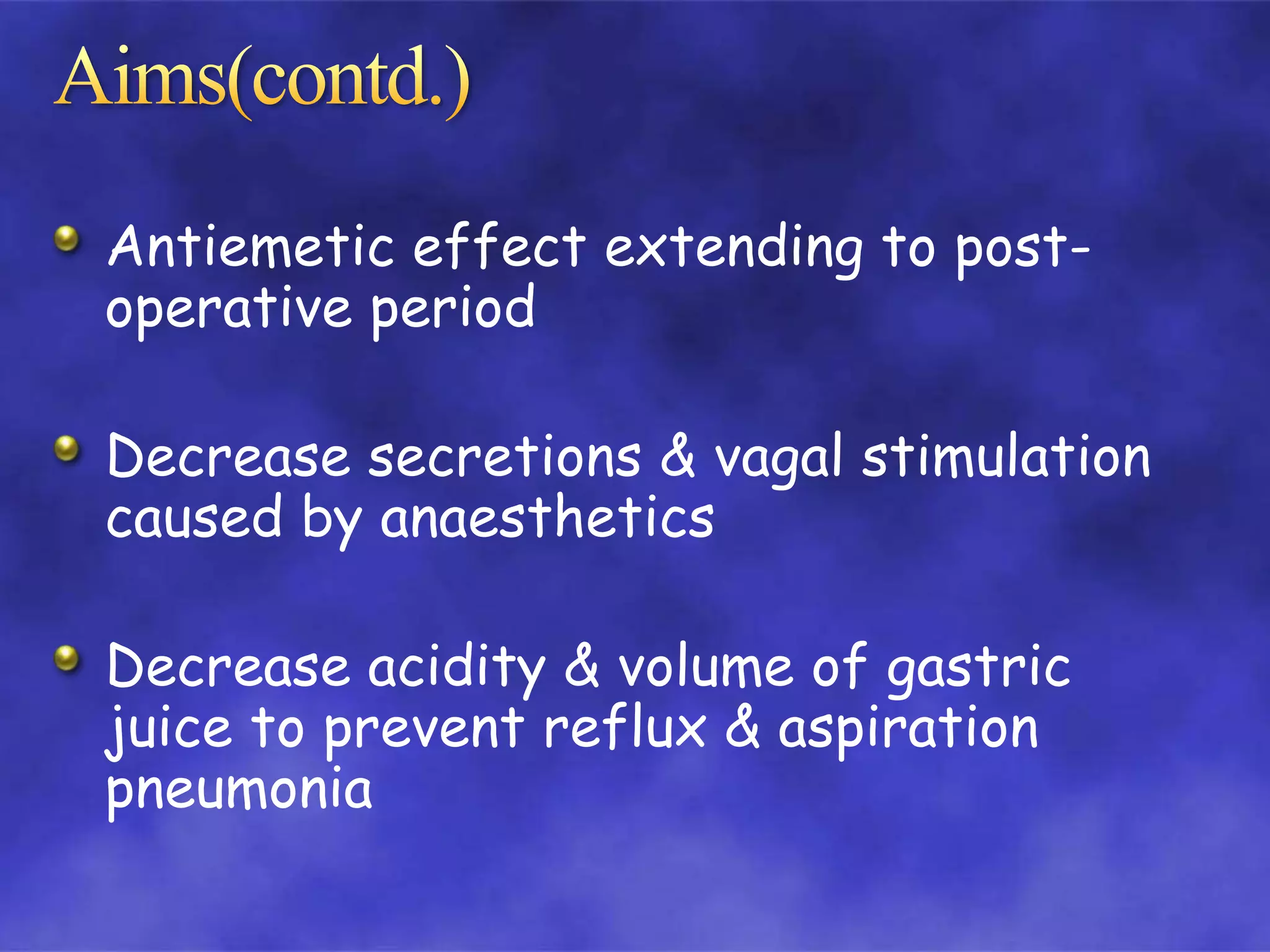 Preanaesthetic medication & general anaesthetics | PPTX