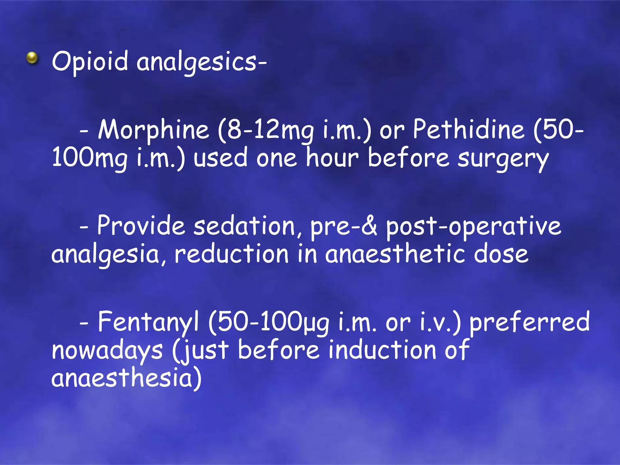 Preanaesthetic medication & general anaesthetics | PPTX