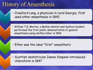 Preanaesthetic medication & general anaesthetics | PPTX
