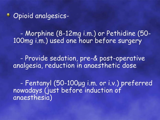Preanaesthetic medication & general anaesthetics | PPTX
