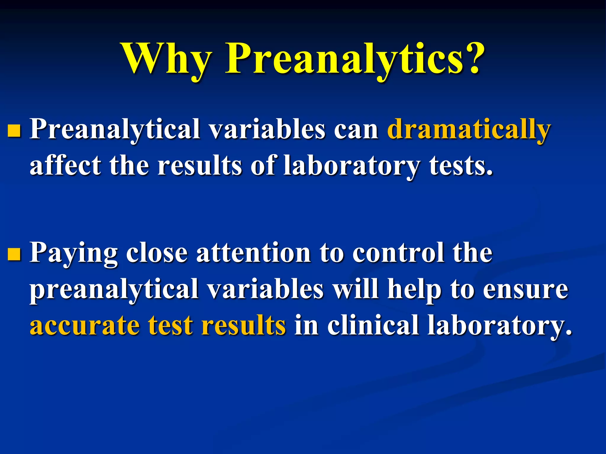Preanalytical error clinical chemical tests | PDF