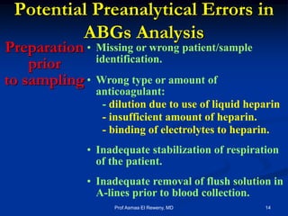 Preanalytical errors ab gs | PDF