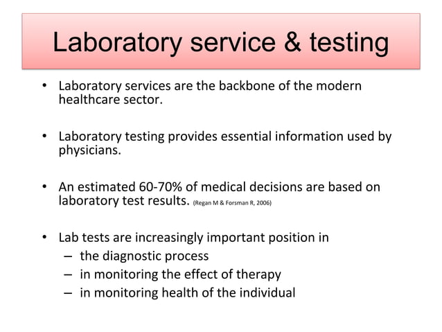 Pre analytical in lab testing | PPTX | Blood Disorders | Diseases and ...