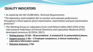 Preanalytical quality control practices in clinical laboratory | PPTX