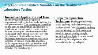 Preanalytical quality control practices in clinical laboratory | PPTX