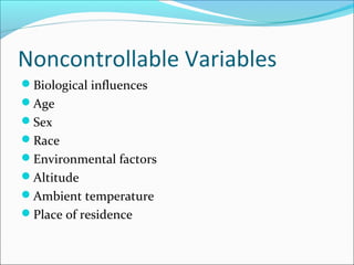 Preanalytical variables and biological variations | PPT