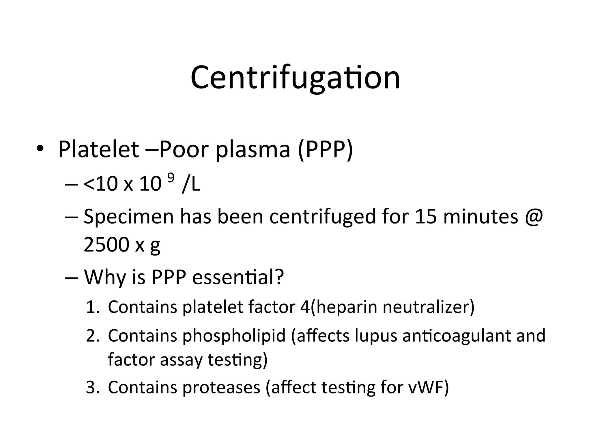 Preanalytical Variables In Coagulation Testing Pdf
