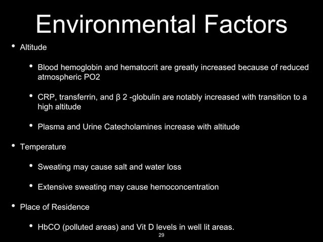 Preanalytical Variables And Biological Variation Pptx Endocrine And