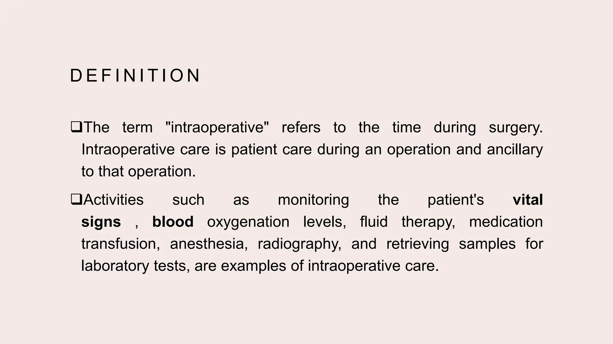 pre and post operative care ppt | PPTX