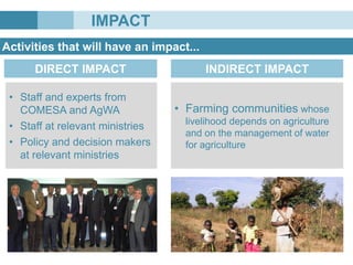 Support To The Pre- And Post-CAADP Compact Process For Improved AWM | PPT