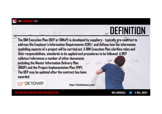 Pre and Post Contract BIM Execution Plans | PDF