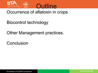 Pre and Post-Harvest Management of Aflatoxin in Food Crops | PPT