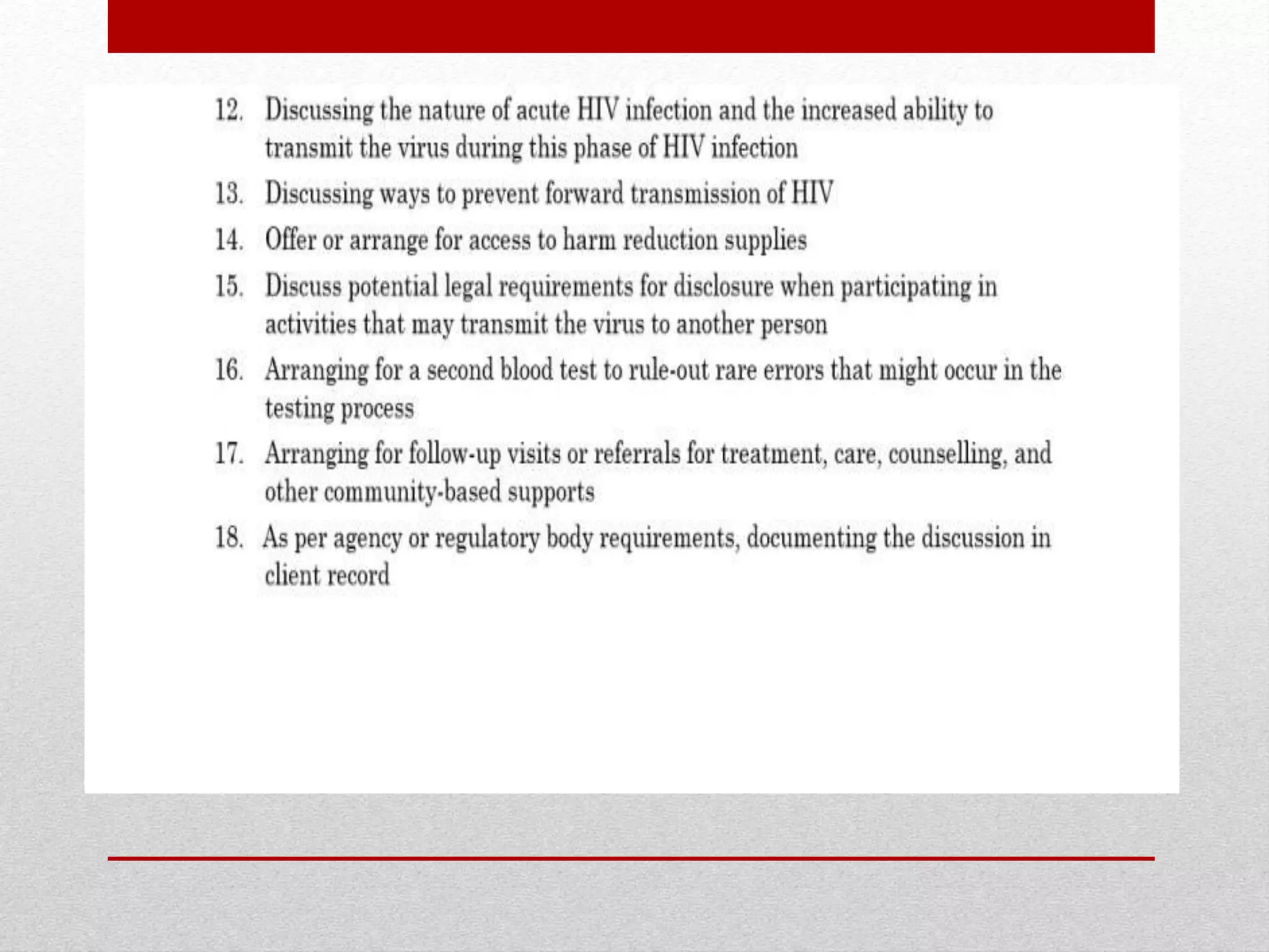 Pre and post HIV counseling (VCT) | PPTX