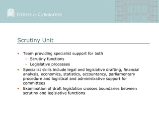 Pre and post legislative scrutiny March 2013 | PPTX