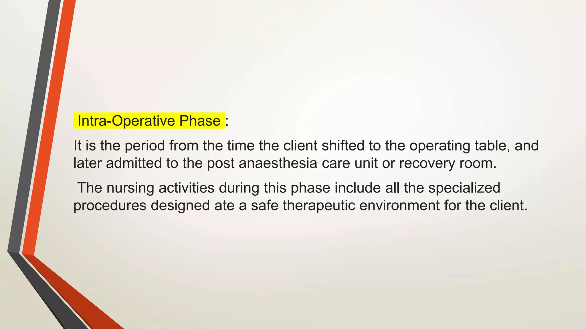 PRE AND POST –OPERATIVE NURSING CARE.pptx