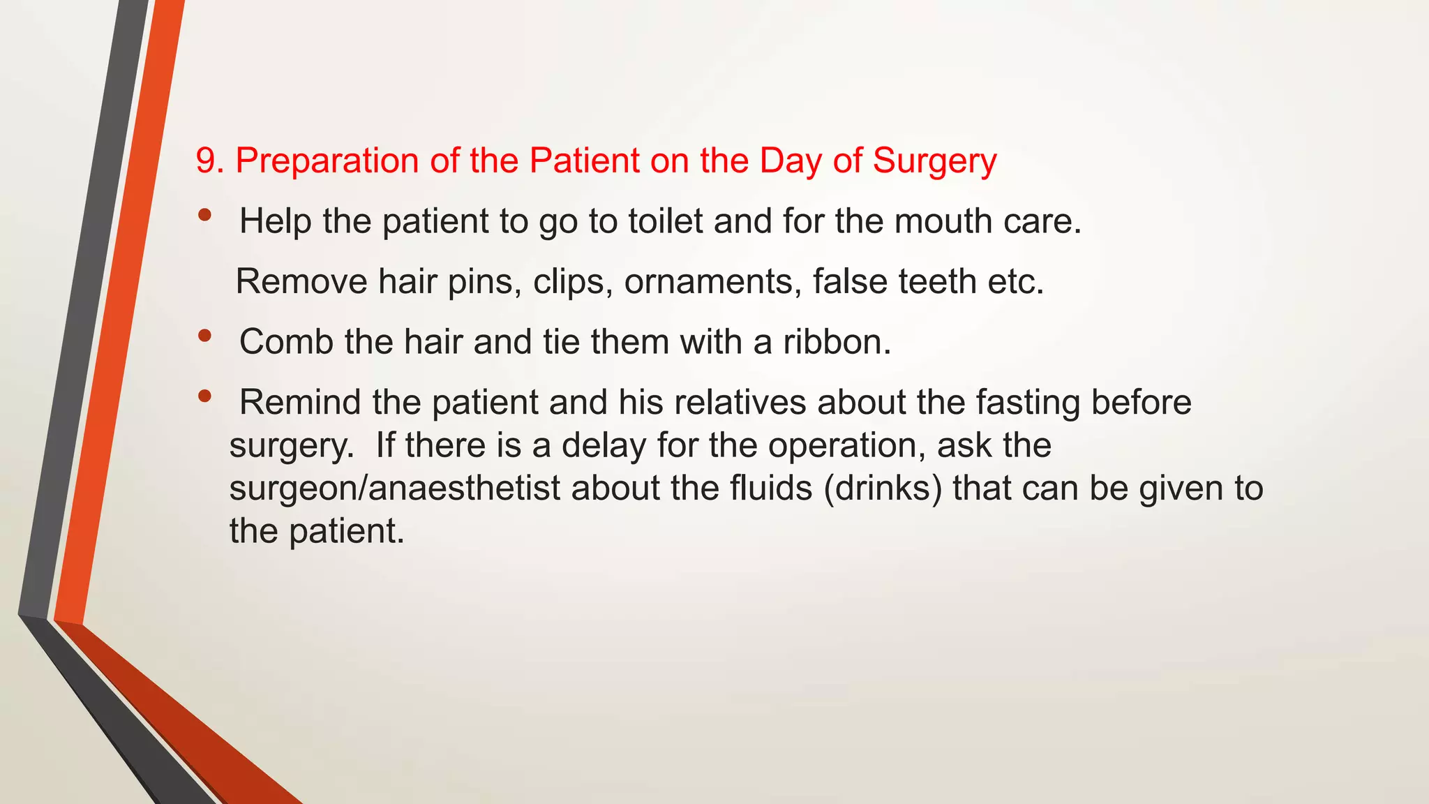 PRE AND POST –OPERATIVE NURSING CARE.pptx
