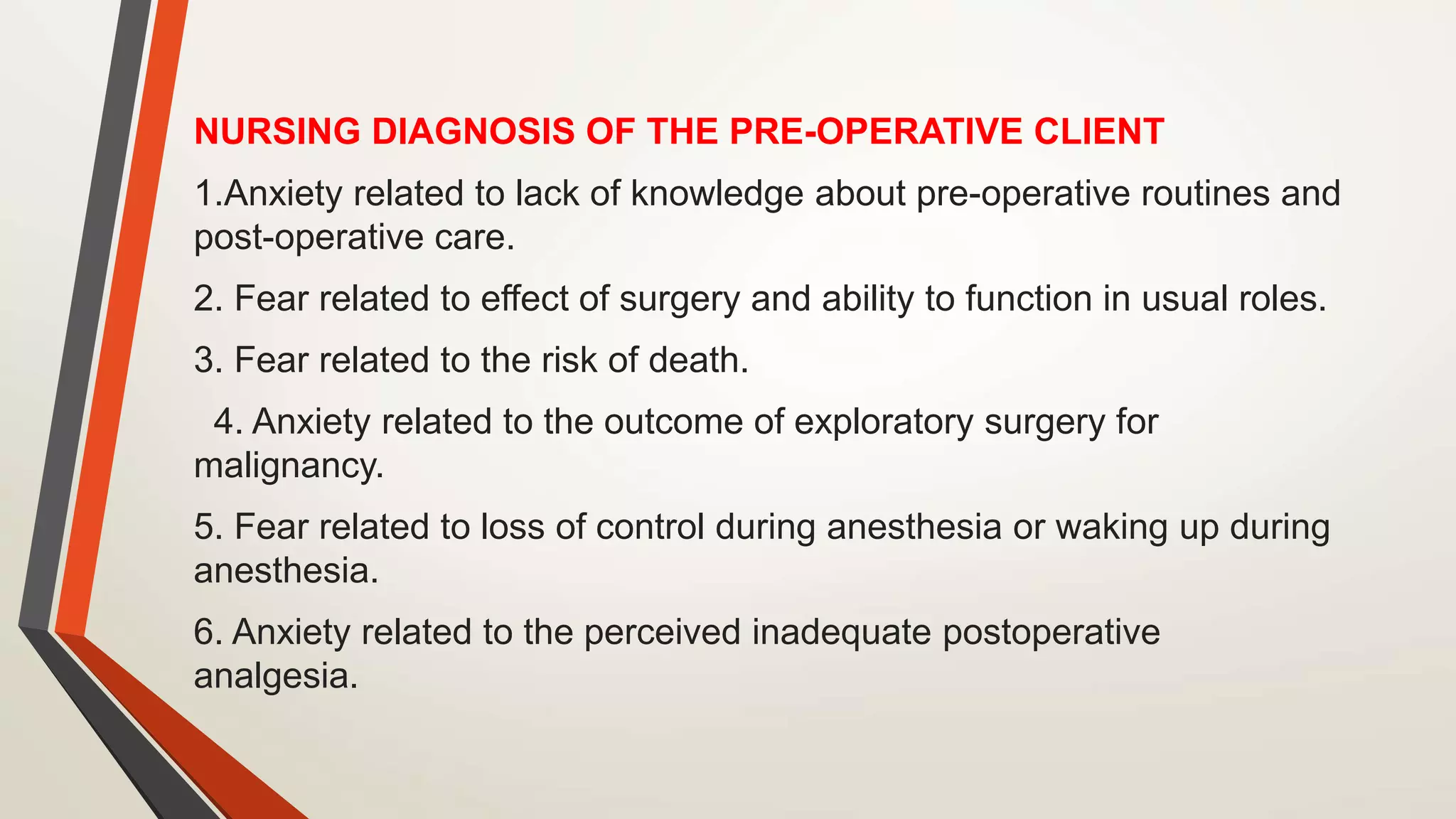 PRE AND POST –OPERATIVE NURSING CARE.pptx