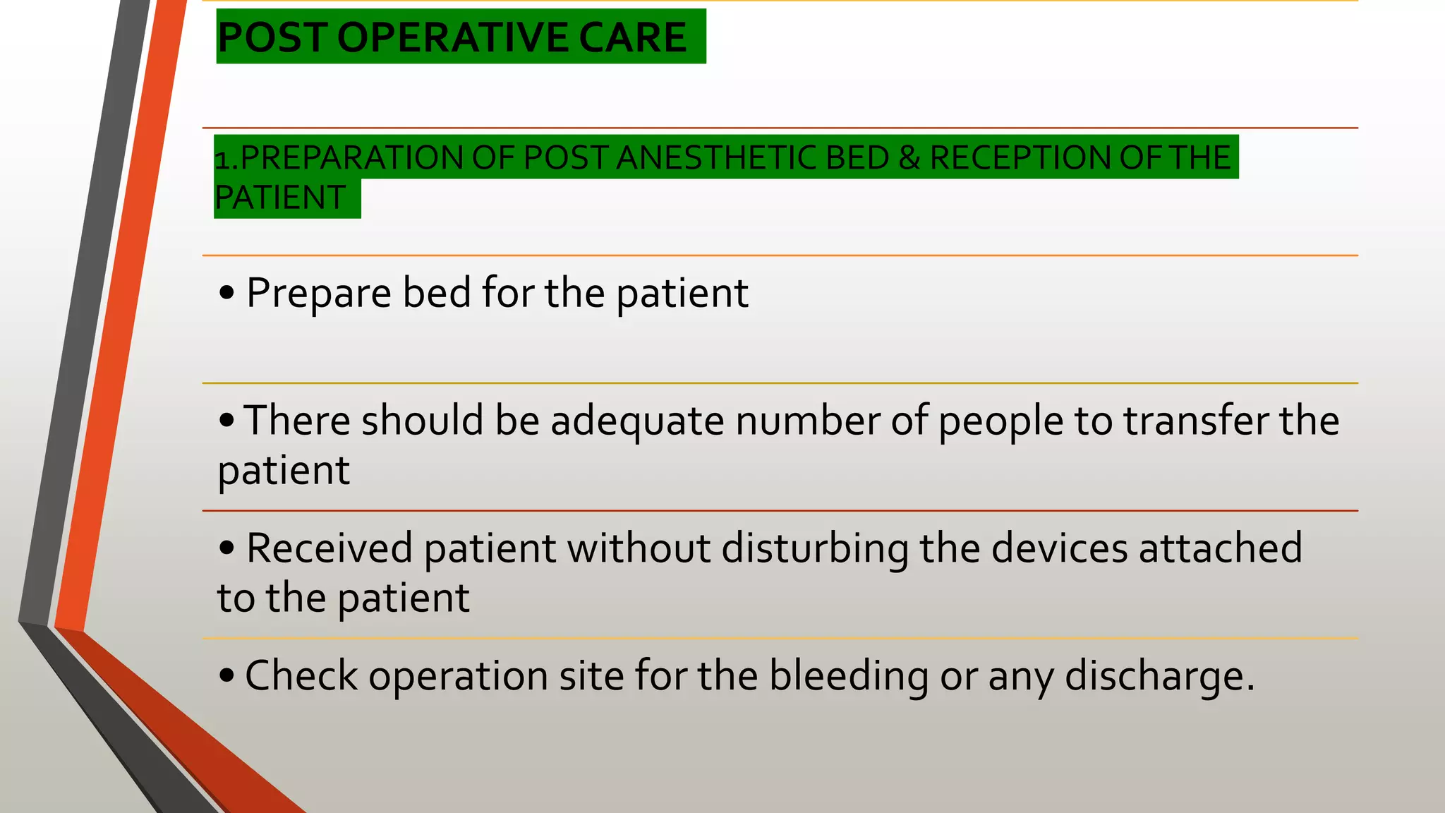 PRE AND POST –OPERATIVE NURSING CARE.pptx