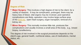 PRE AND POST –OPERATIVE NURSING CARE.pptx