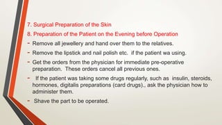 PRE AND POST –OPERATIVE NURSING CARE.pptx