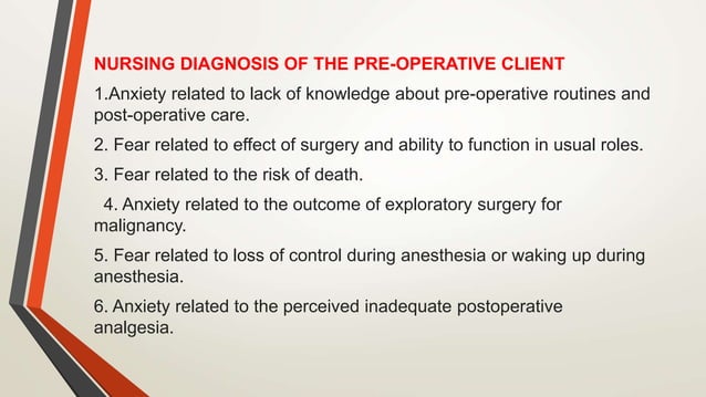 PRE AND POST –OPERATIVE NURSING CARE.pptx