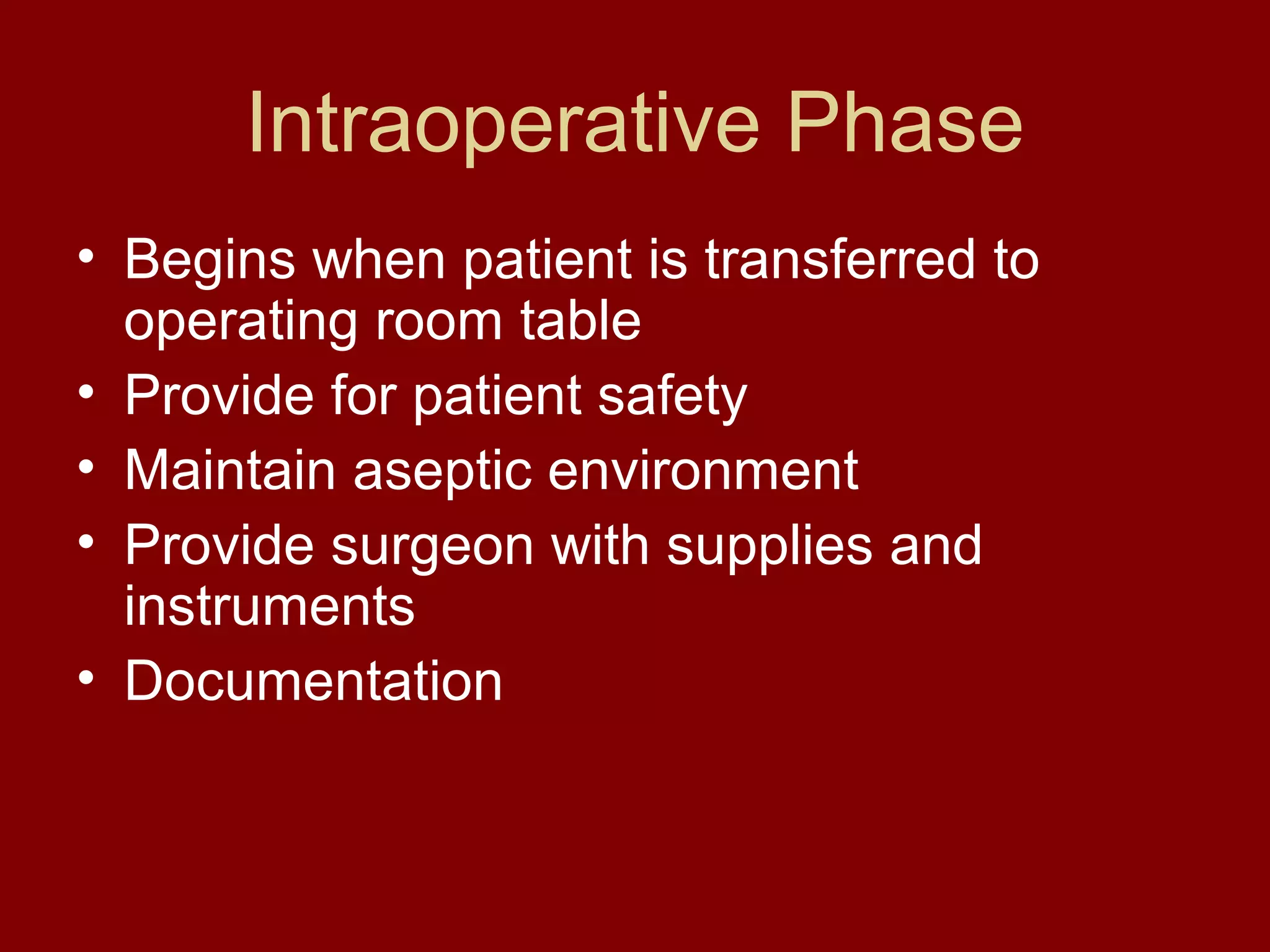 Pre and post operative nursing management ksu | PPT