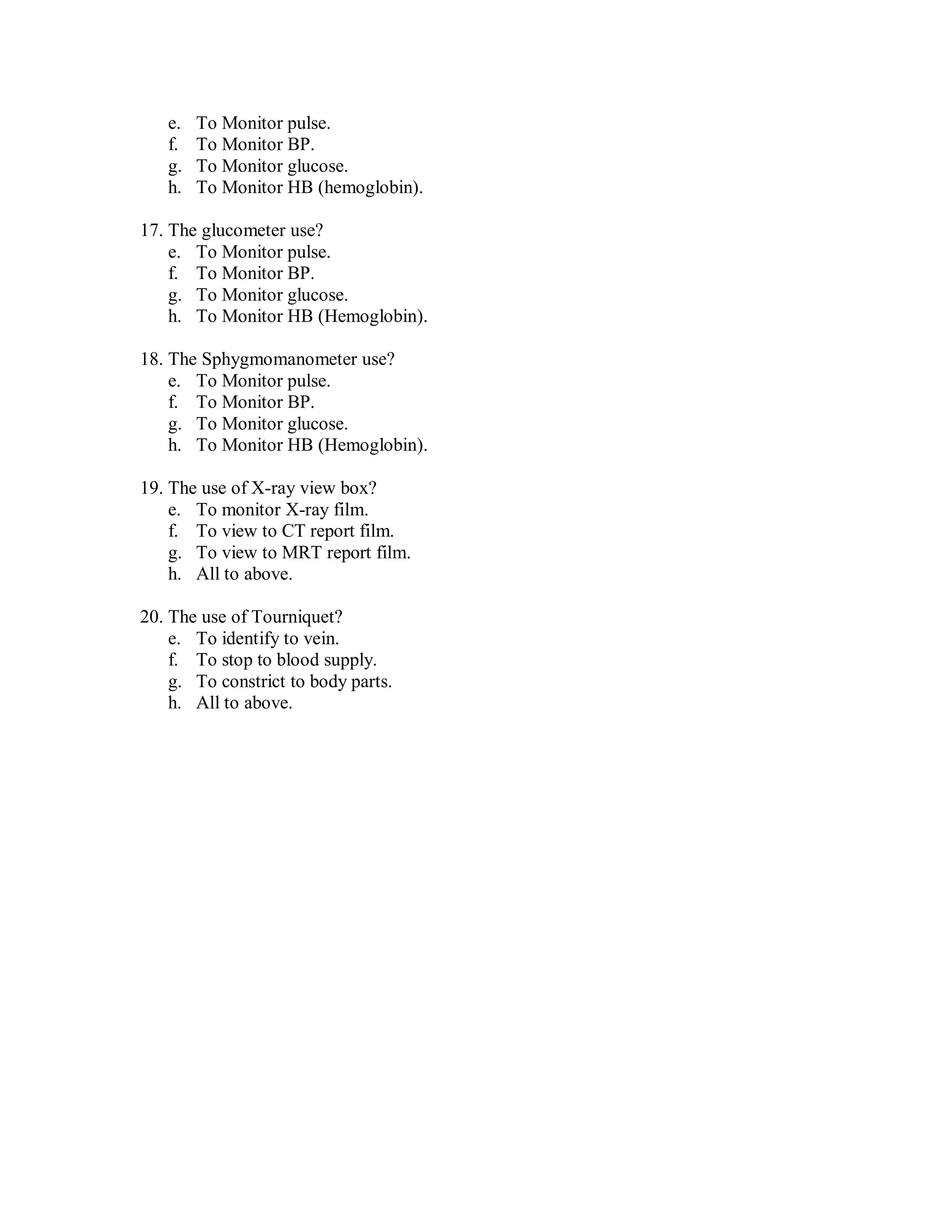 pre and post test dox. question paper format | PDF