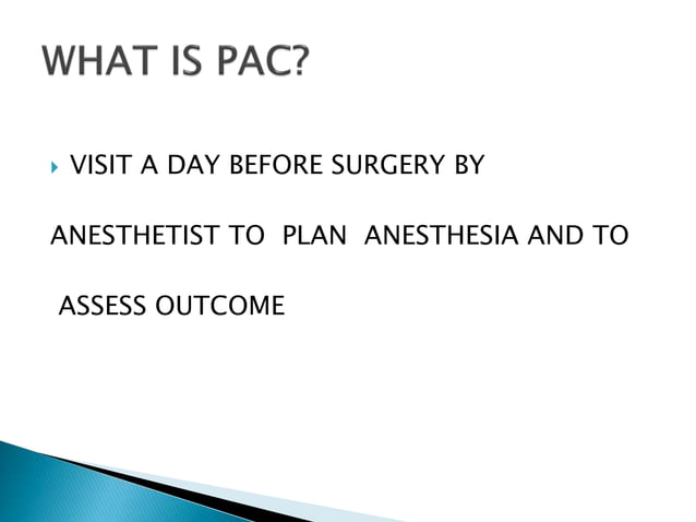 Pre anesthesia check | PPT